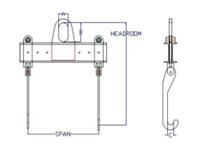 Adjustable Bail Lifting Beam - ASC Industries